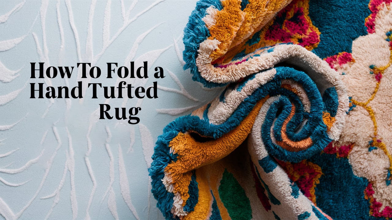 How to Fold a Hand Tufted Rug? - Custom Rugs