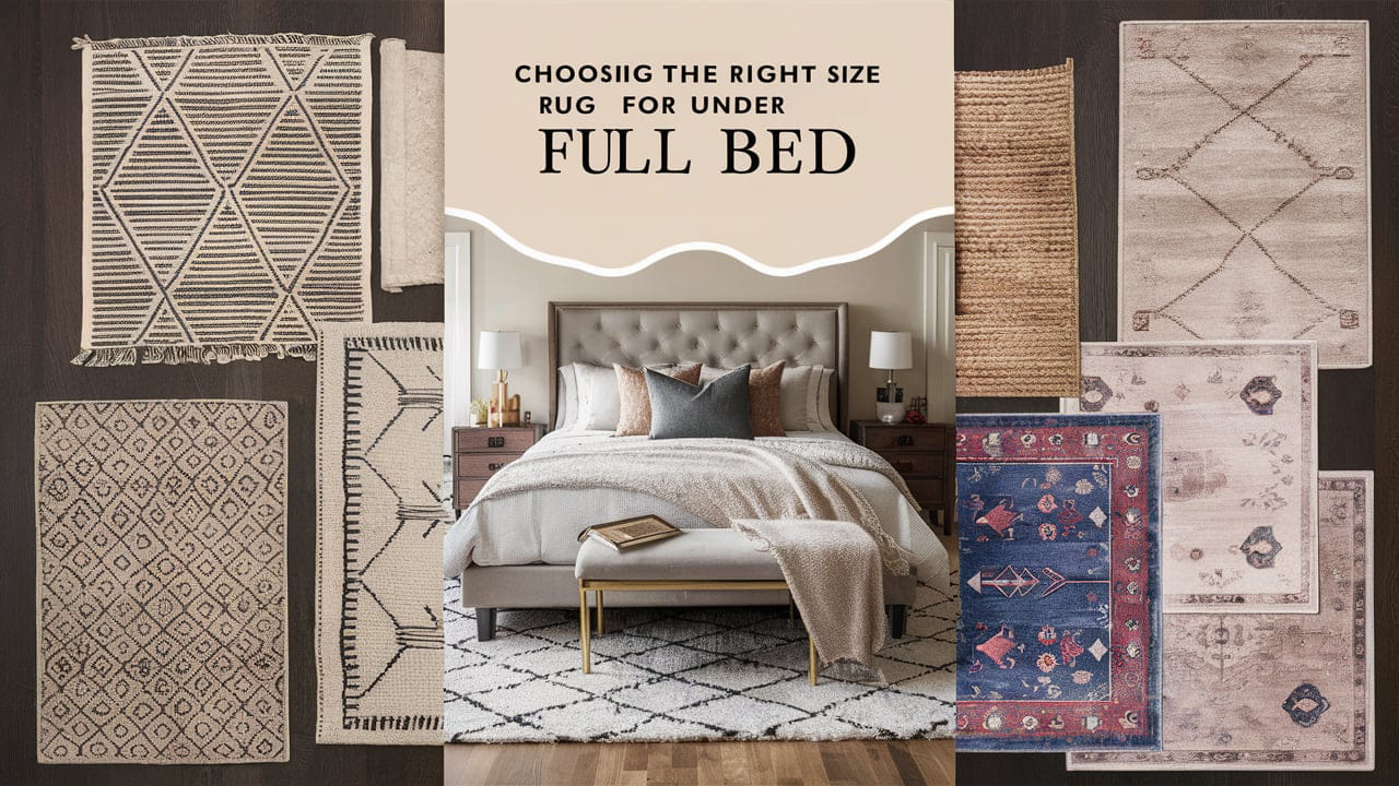 What Size Rug for Under Full Bed? The Complete Guide - Custom Rugs
